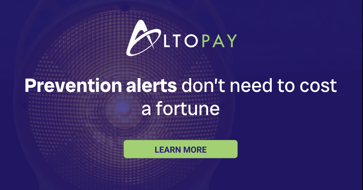 Chargeback Prevention Alerts with ROI Optimisation | AltoPay
