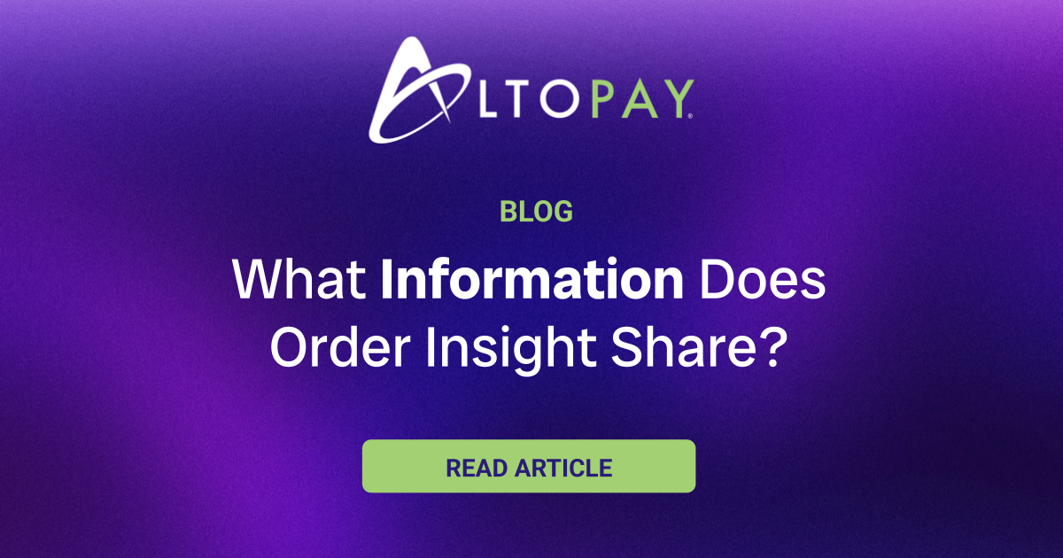 Order Insight API for Payment Dispute Resolution